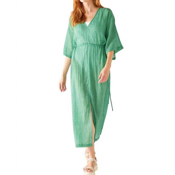 Mersea | Dresses | New Mersea Breezy Kaftan Dress In Jungle | Poshmark